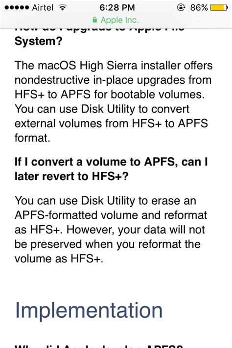 Macos Is It Possible To Convert Apfs To Hfs Ask Different