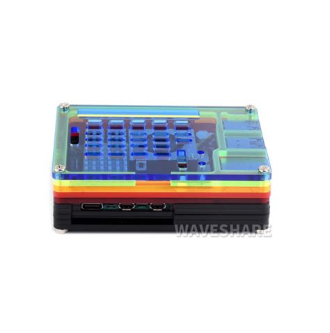Rainbow Acrylic Case For Raspberry Pi 5 Pi Australia