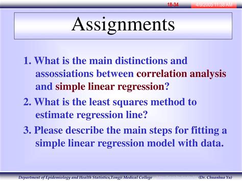 Ppt Principles Of Biostatistics Chapter 18 Simple Linear Regression