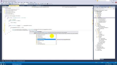 Aspnet 4 Mvc 5 Multi Language Web Application Youtube