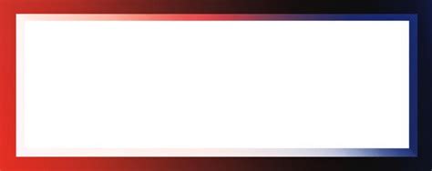 Красно голубая рамка на пустом фоне Премиум Ai сгенерированное изображение