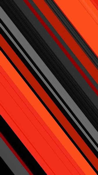 Orange And Black Striped Wallpaper