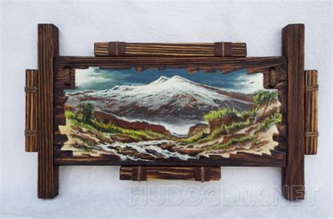 Картина Вид на Эльбрус Размеры 40x33 Год 2024 Цена 2000 рублей Художник Сизоненко Юрий