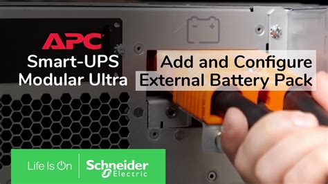 APC Smart UPS Modular Ultra KW How To Add And Configure External Battery Pack YouTube