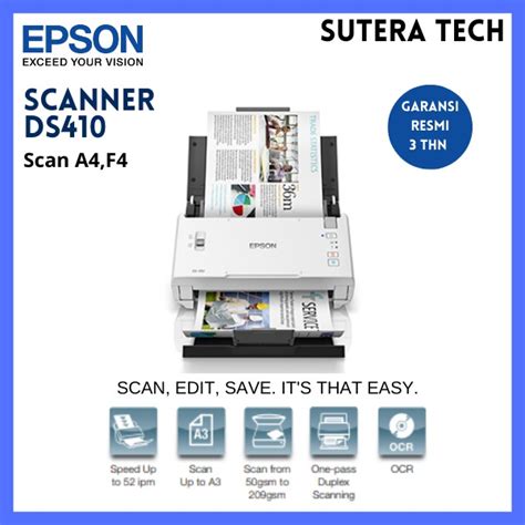 Cara Menggunakan Scanner Epson Ds 410 Homecare24