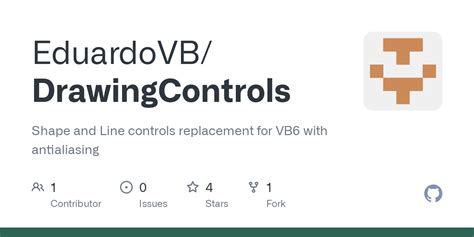 github eduardovb drawingcontrols shape and line controls replacement