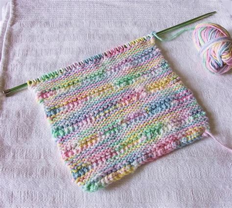 Amandas Happy Hearth New Knit Stitch The Towel Stitch