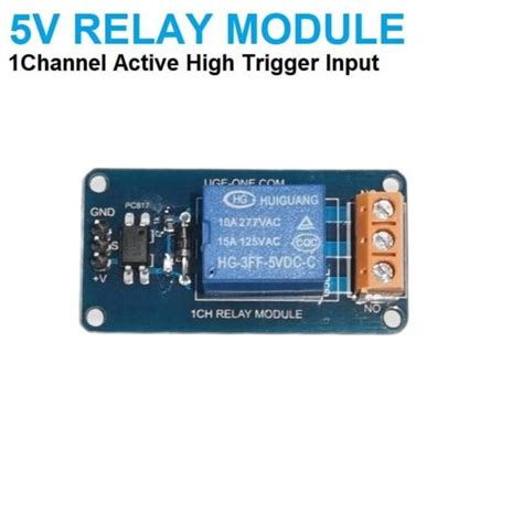 Relay Module 5v 1ch Active High Trigger Input Signal Uge Electronics
