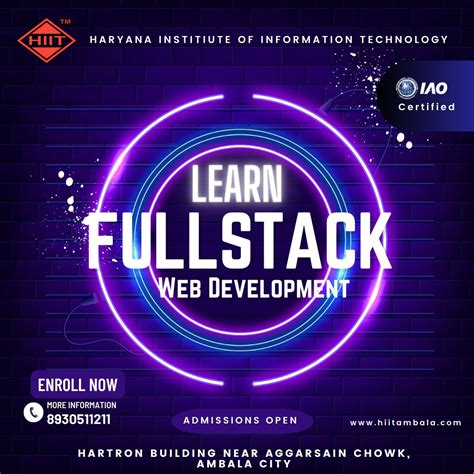 Hiit Haryana Institute Of Information Technology On Linkedin 💻 Learn