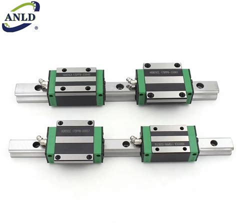 55mm Linear Guide Guideway Rail Hgr55 With Slide Block Smooth Appearance Linear Guide And