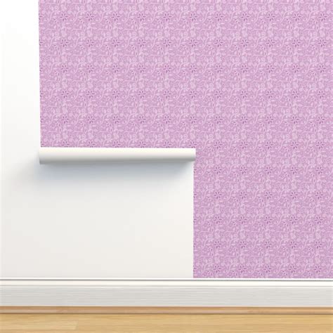 Rapunzel Bodice Floral Wallpaper Spoonflower