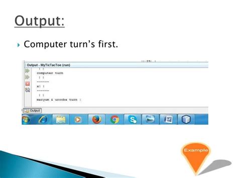 Tic Tac Toe Pptx Programming Languages Computing