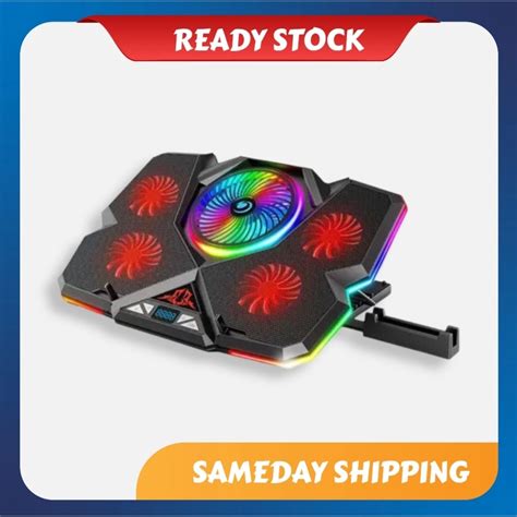 Coolcold Rgb Cooler Gaming Laptop Shopee Malaysia