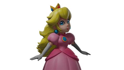 Princess Peach Blender Render By Asherthewolf15 On Deviantart