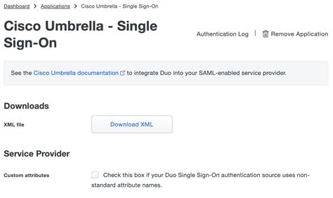 Duo Single Sign On For Cisco Umbrella Duo Security