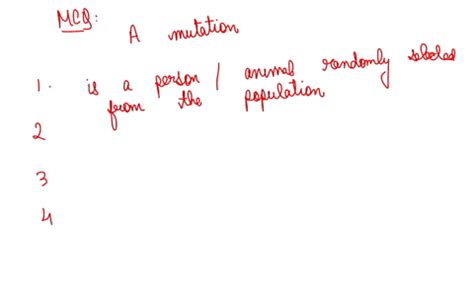SOLVED Mutations Within An Organism Can Occur In Body Cells Or Reproductive Cells Which Type