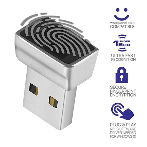 Jual Usb Fingerprint Reader For Windows Hello Pc Notebook Lock Scanner Shopee Indonesia