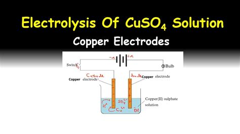 Copper Sulfate Solution Electrolysis