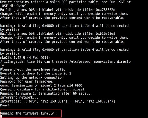 用firmware Analysis Toolkit简单地启动一个模拟路由 Giantbranchs Blog