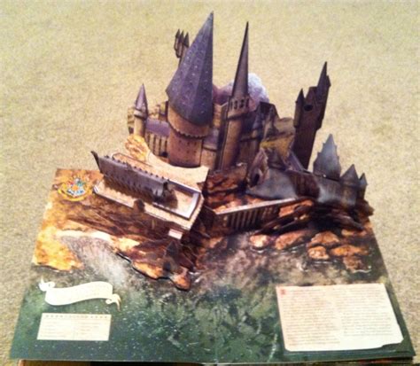 Harry Potter Pop Up Book Hogwarts Гарри поттер Гарри поттер поделки Поздравительные