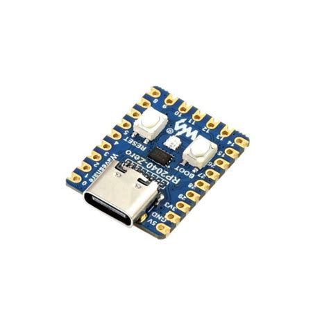 RP Zero Board With RP Microcontroller Without Connectors
