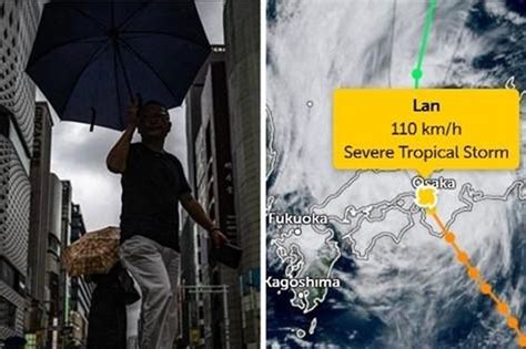 Những Hình ảnh đầu Tiên Khi Bão Lan đổ Bộ Nhật Bản Sóng Cực Lớn Mưa