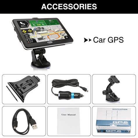 GB Inch HD Screen Car GPS D Navigation System For Car With Multimedia SAT NAV Voice Prompt