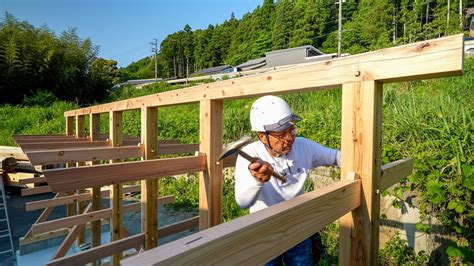 こりすぎた 10日間を掛けてイケてる薪小屋を完全手作りで作る完成編 YouTube
