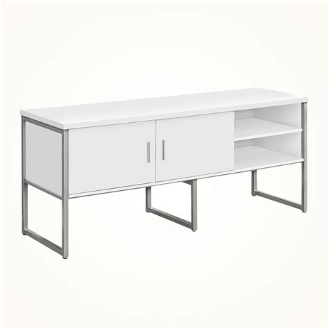 Latitude Run® Armand White Laminate Office Credenza Storage Wayfair
