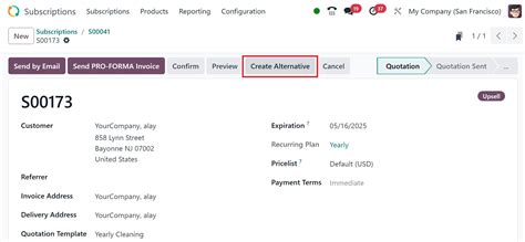 Subscription Management Odoo V18 Enterprise Edition Book
