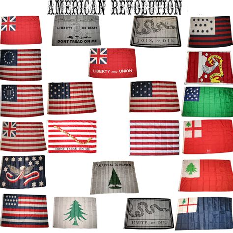 The 5 Flags Of The American Revolution