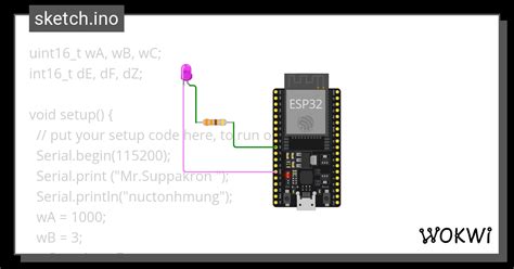Ex1 Wokwi Esp32 Stm32 Arduino Simulator
