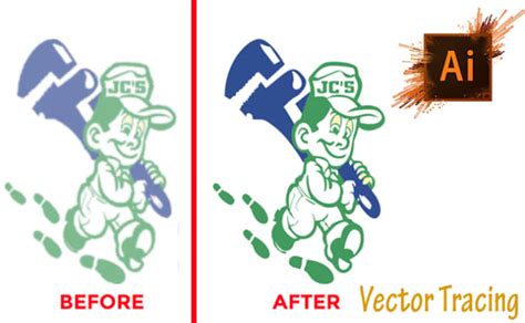 convert your logo vector trace vectorize vector tracing by mjnirob