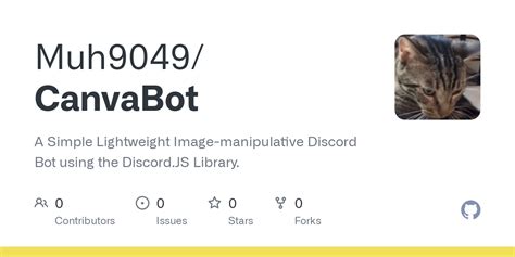 github muh9049 canvabot a simple lightweight image manipulative