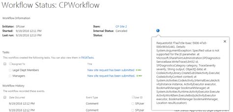 Sharepoint Served Sharepoint 2013 Workflow Error Specified Value Is Not Supported For The 0