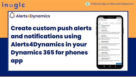 Create Custom Push Alerts And Notifications Using Alerts4dynamics In