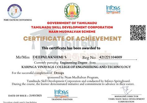 Excited To Share That I Have Successfully Completed The Devops Course