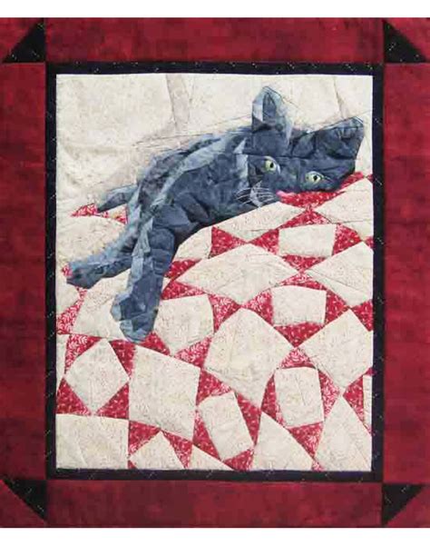 Cat Nap New Foundation Paper Piecing Method Picture Piecing 19