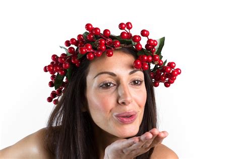Premium Photo Young Woman Gesturing Against White Background