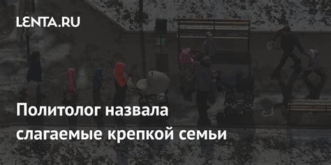 Политолог назвала слагаемые крепкой семьи Регионы Россия