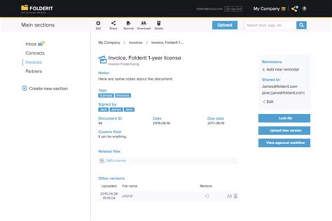 Document Management System Folderit Simple And Secure Edms