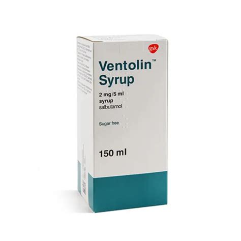 Ventolin 2mg5ml Syrup 150ml Raf Pharmacy