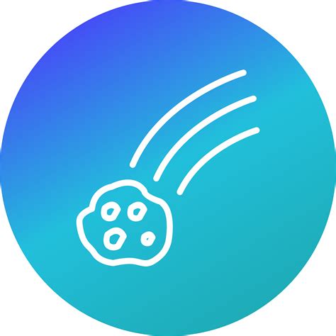 Falling Meteorite Vector Icon 440133 Vector Art At Vecteezy