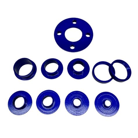10pcs Aluminum Router Guide Bushing Set Router Template Kit With And Lock4253 Eur 23 63