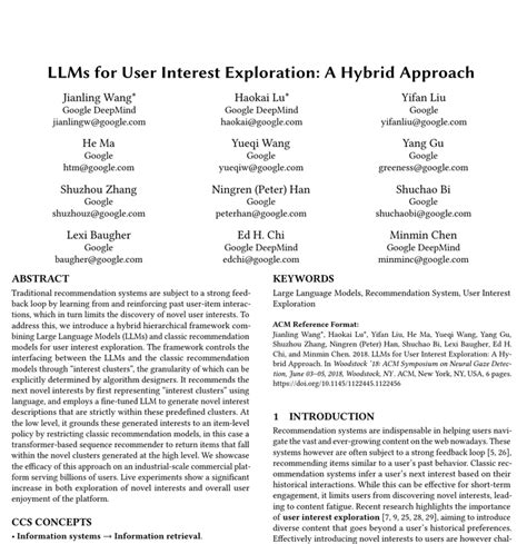 【llm】大语言模型在用户兴趣探索中的应用 知乎