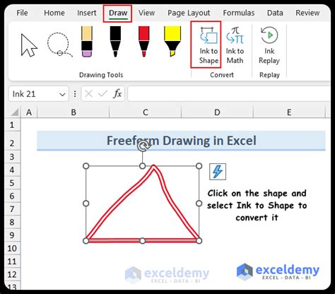 Drawing In Excel Basics And Application Exceldemy