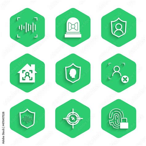 Set User Protection Eye Scan Fingerprint With Lock Rejection Face Recognition Shield Voice