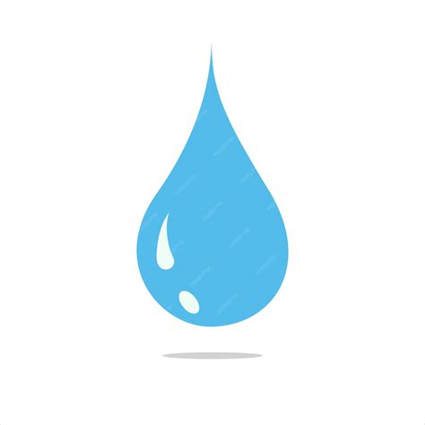 Premium Vector Water Vector Flat Water Vector Icon