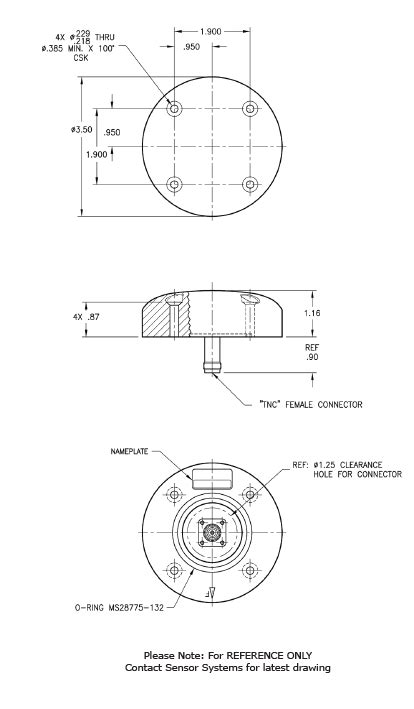 Iridium 9770 Passive Sensor Systems Inc Aircraft Antenna