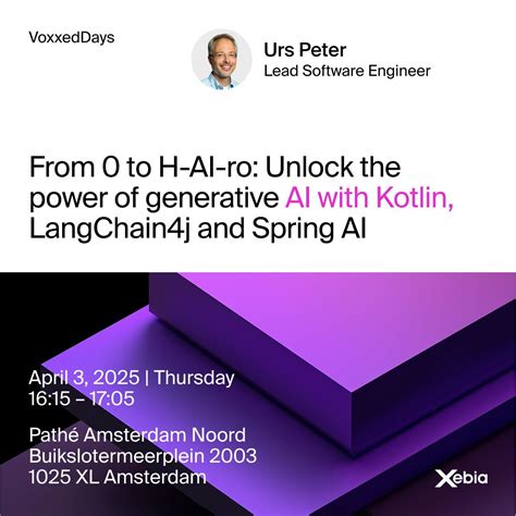 How To Build Generative Ai Apps With Spring Ai And Langchain4j Xebia Posted On The Topic Linkedin